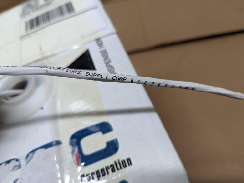 Cable 112105 18AWG 4C (UL) CL3P OR CMP 75°C E171202 | Chicago HVAC ...