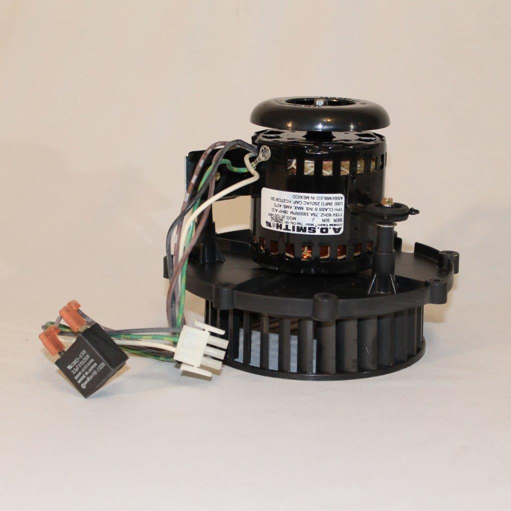 A. O. SMITH 309868-755 HC27CB120 Inducer Motor Kit 115V .06HP 1PH .75A ...
