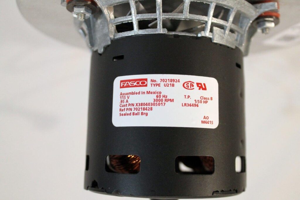 Fasco Motor No. 70218924 Type U21B Service First BLW01312 X38040305017 ...