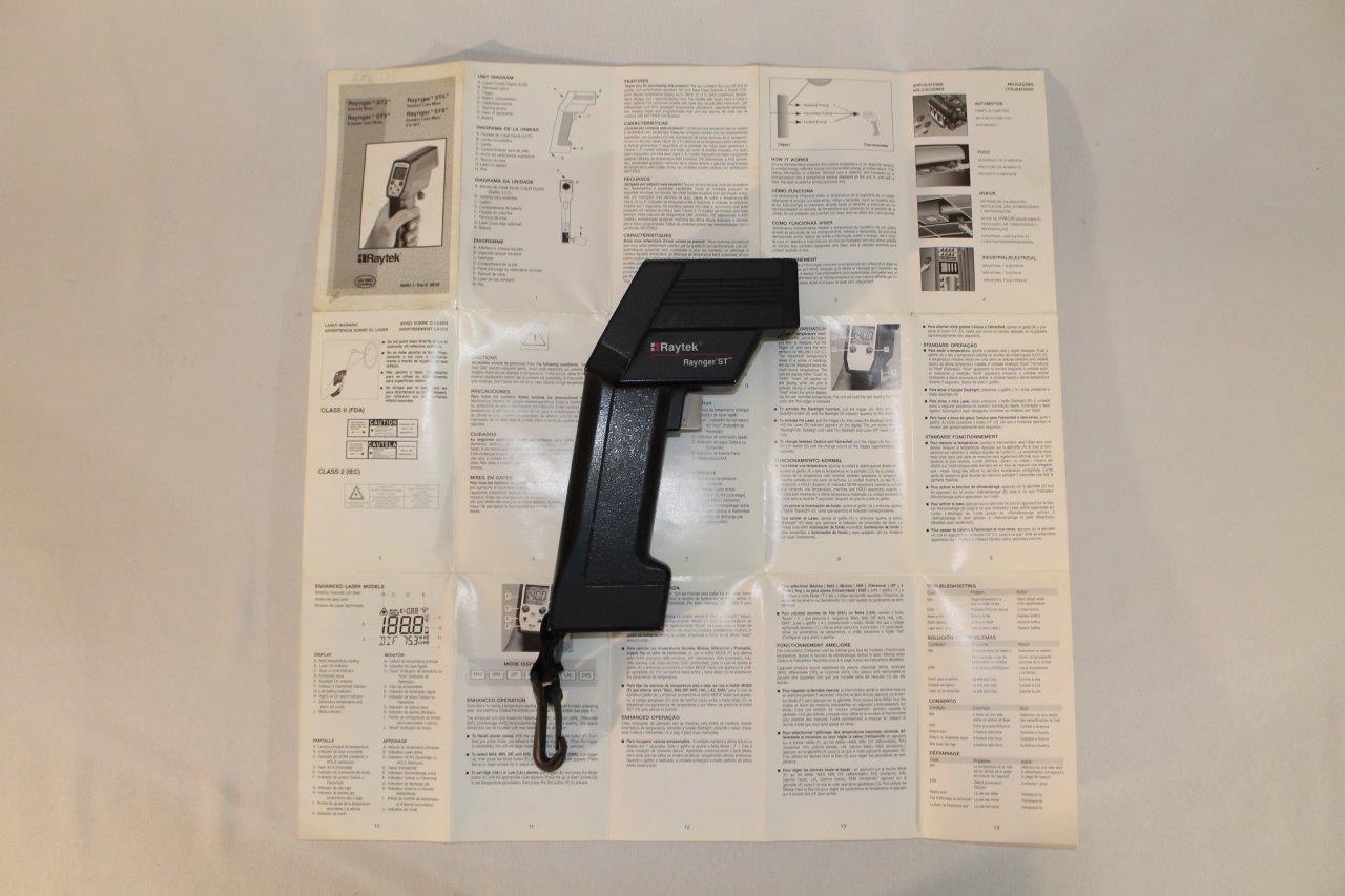 Raytek Raynger ST Infrared Thermometer Gun with Hard Case | Chicago ...