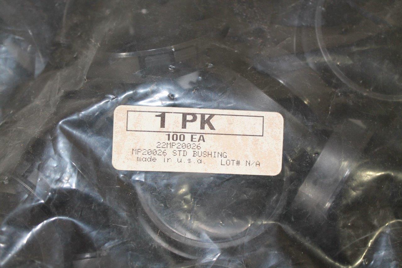 100 pcs Essentra 22MP20026 Snap-Fit Bushings – Closed – Panel Thickness ...