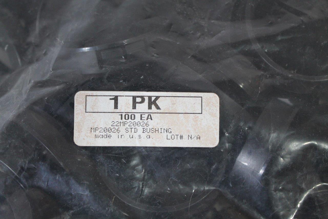 100 pcs Essentra 22MP20026 Snap-Fit Bushings – Closed – Panel Thickness ...