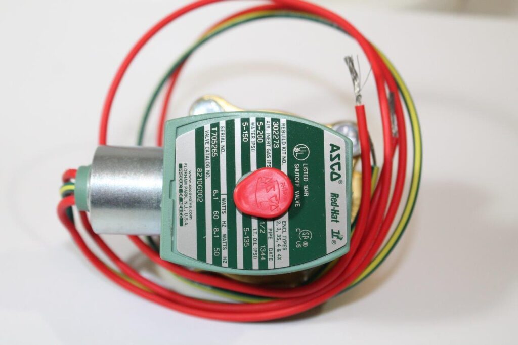 Asco T705265 Solenoid Valve 1/2 Pipe, 24V AC, 5 psi Min. 8210G002 ...
