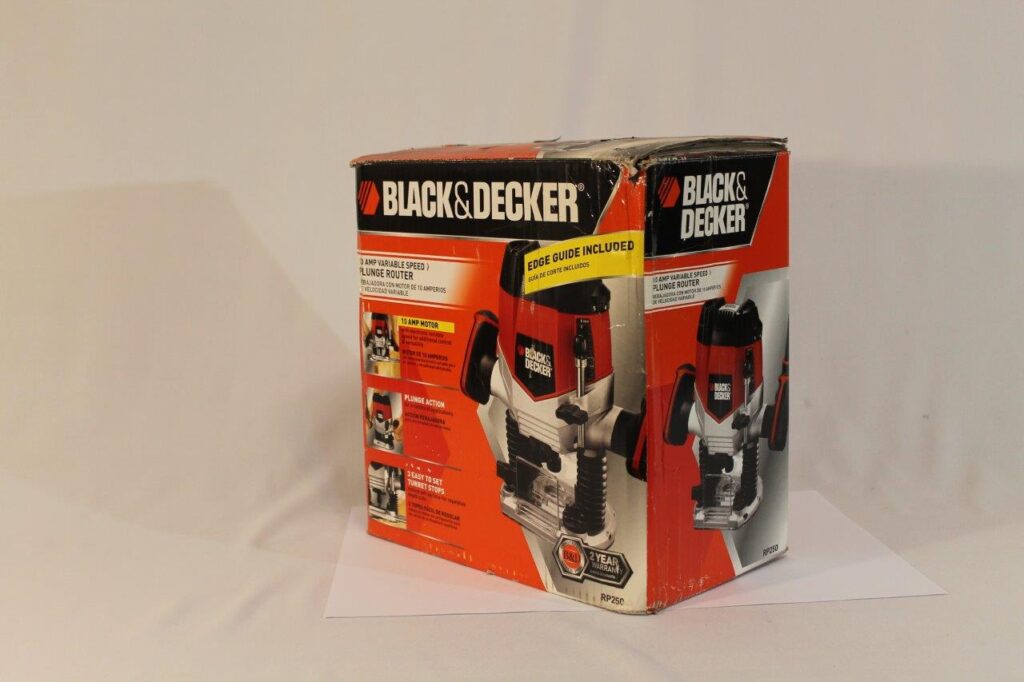Black & Decker 10-Amp Variable Speed Plunge Router RP250 | Chicago HVAC ...
