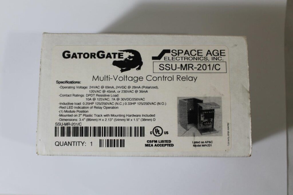 Gator Gate SSU-MR-201/C Multi-Voltage Control Relay Enclosure | Chicago ...