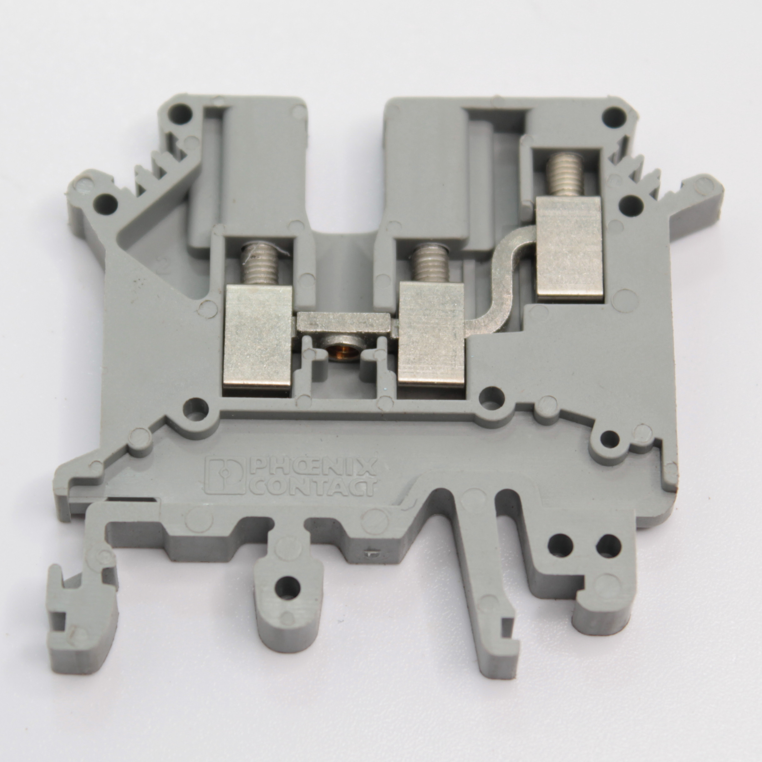 Lot of 22 Phoenix Contact UK3-Twin Feed-Through Terminal Blocks – 400V ...