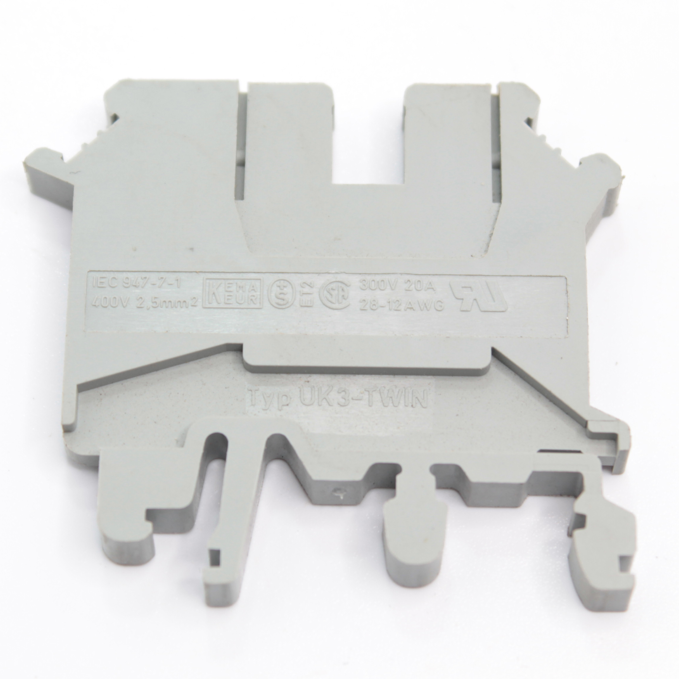 Lot of 22 Phoenix Contact UK3-Twin Feed-Through Terminal Blocks – 400V ...